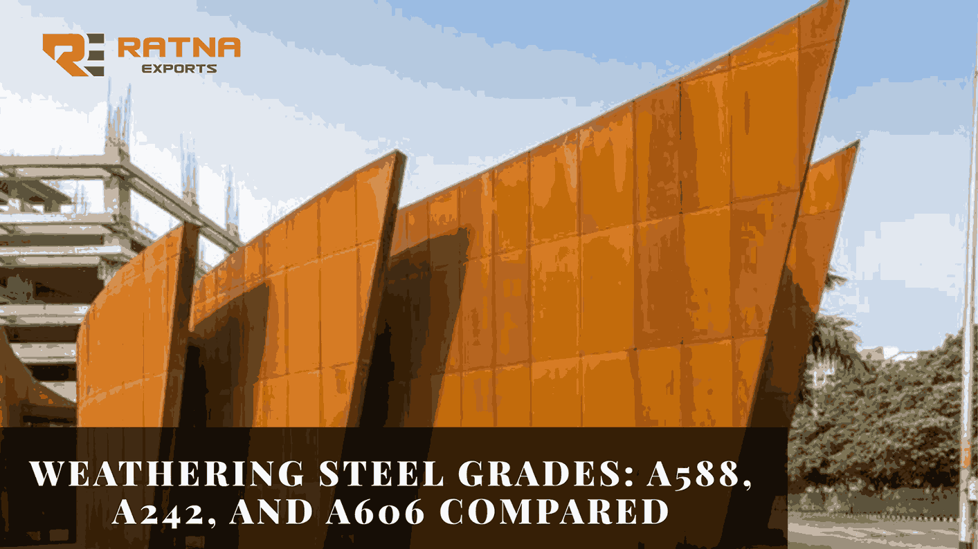 Weathering Steel Grades: A588, A242, and A606 Compared - Ratna Exports